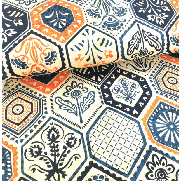 Biostoffe.at - Halbpanama Azul, kbA, GOTS, Meterware