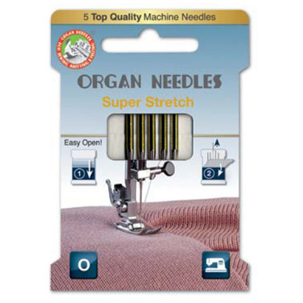 Organ Super Stretch-Nadeln Set, 5 Stück